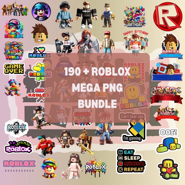 Roblox Stickers - Etsy