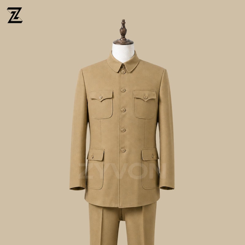 Men's Military Style Suit - Etsy