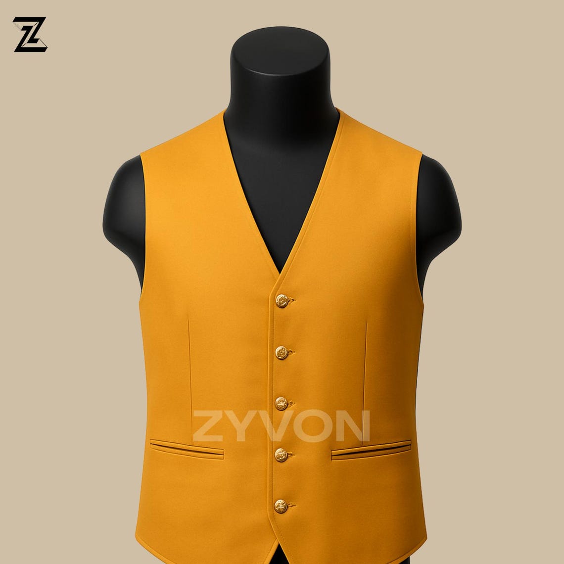 Red Joker Suit 2-piece Tuxedo + Mustard Waistcoat | Custom Halloween ...