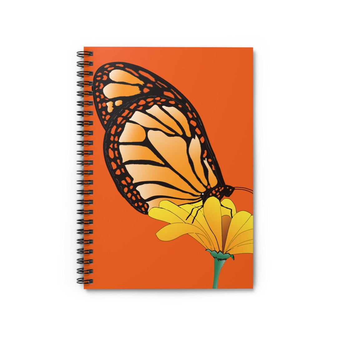 Spiral Notebook Monarch Butterfly - Ruled Line, Journal, Nature Lover ...