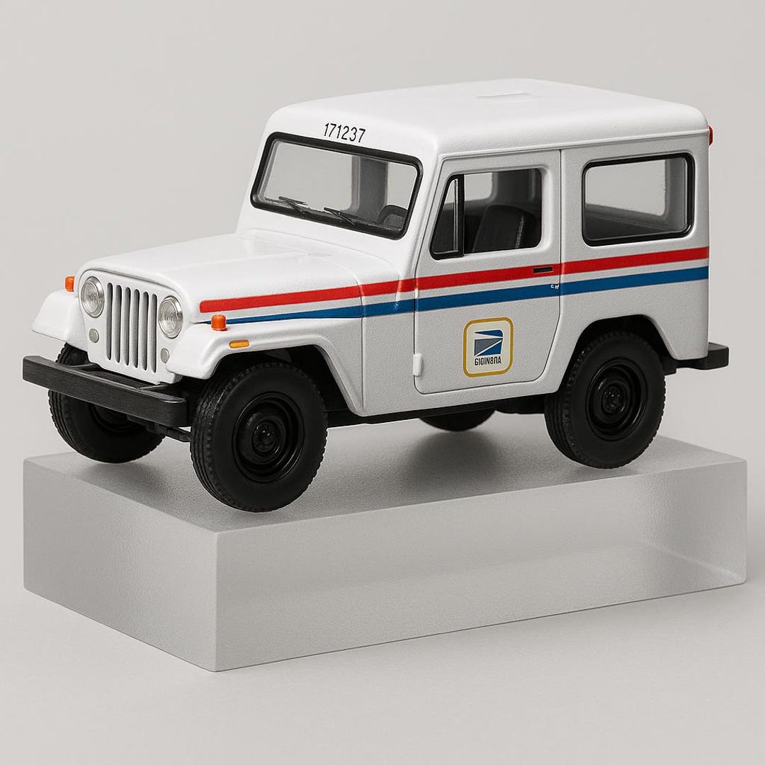 1:64 1971 Jeep DJ-5 USPS Mail Delivery Vehicle - Etsy
