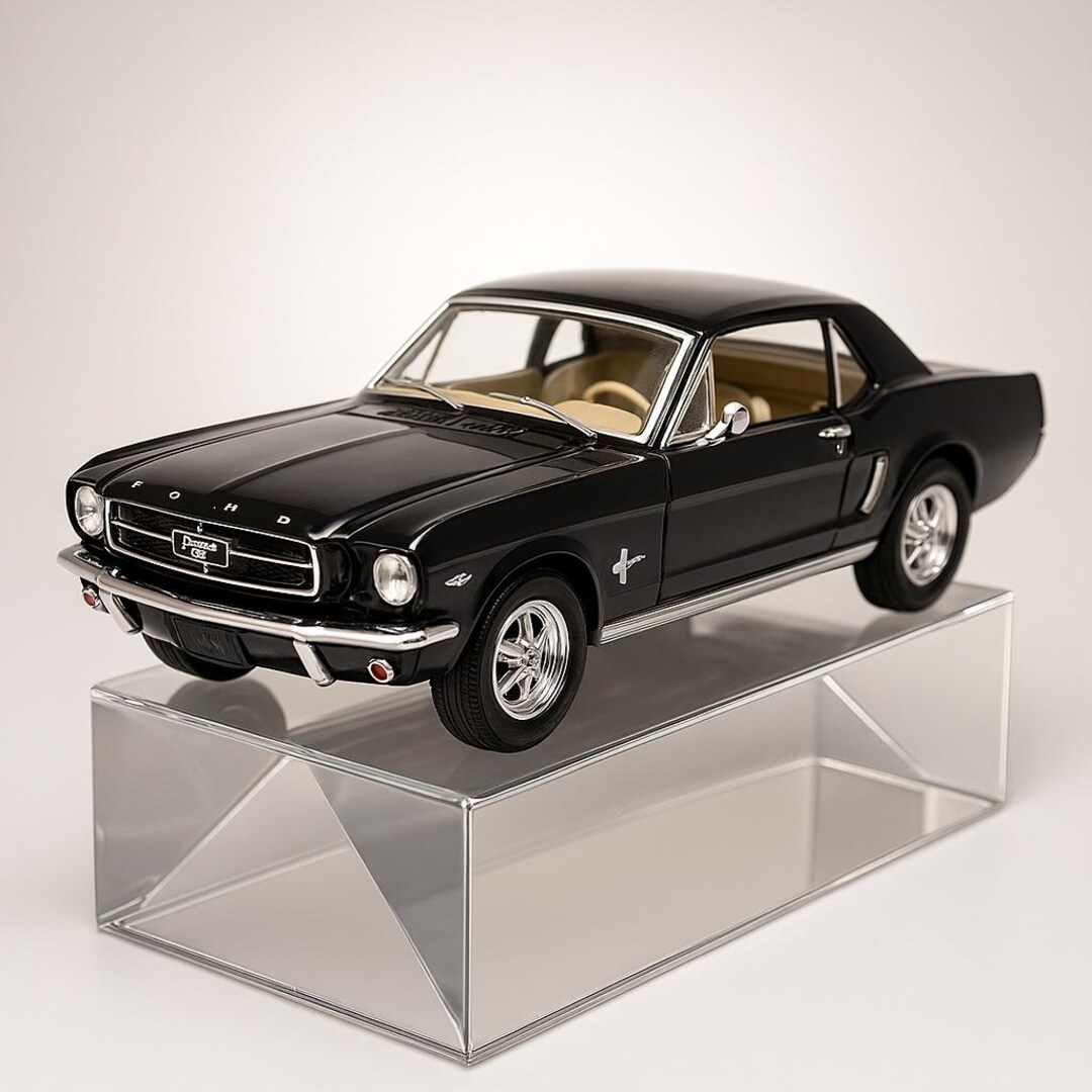 1964 1/2 Ford Mustang 1:36 Diecast Model Toy Car Black - Etsy