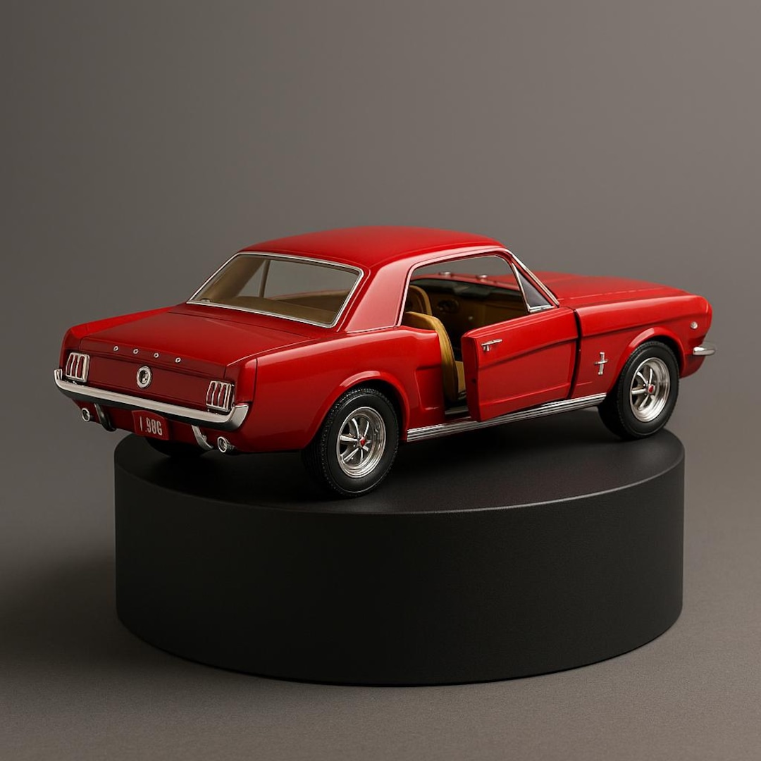 5" 1964 1/2 Ford Mustang Diecast Model Toy Car 1:36 Red - Etsy