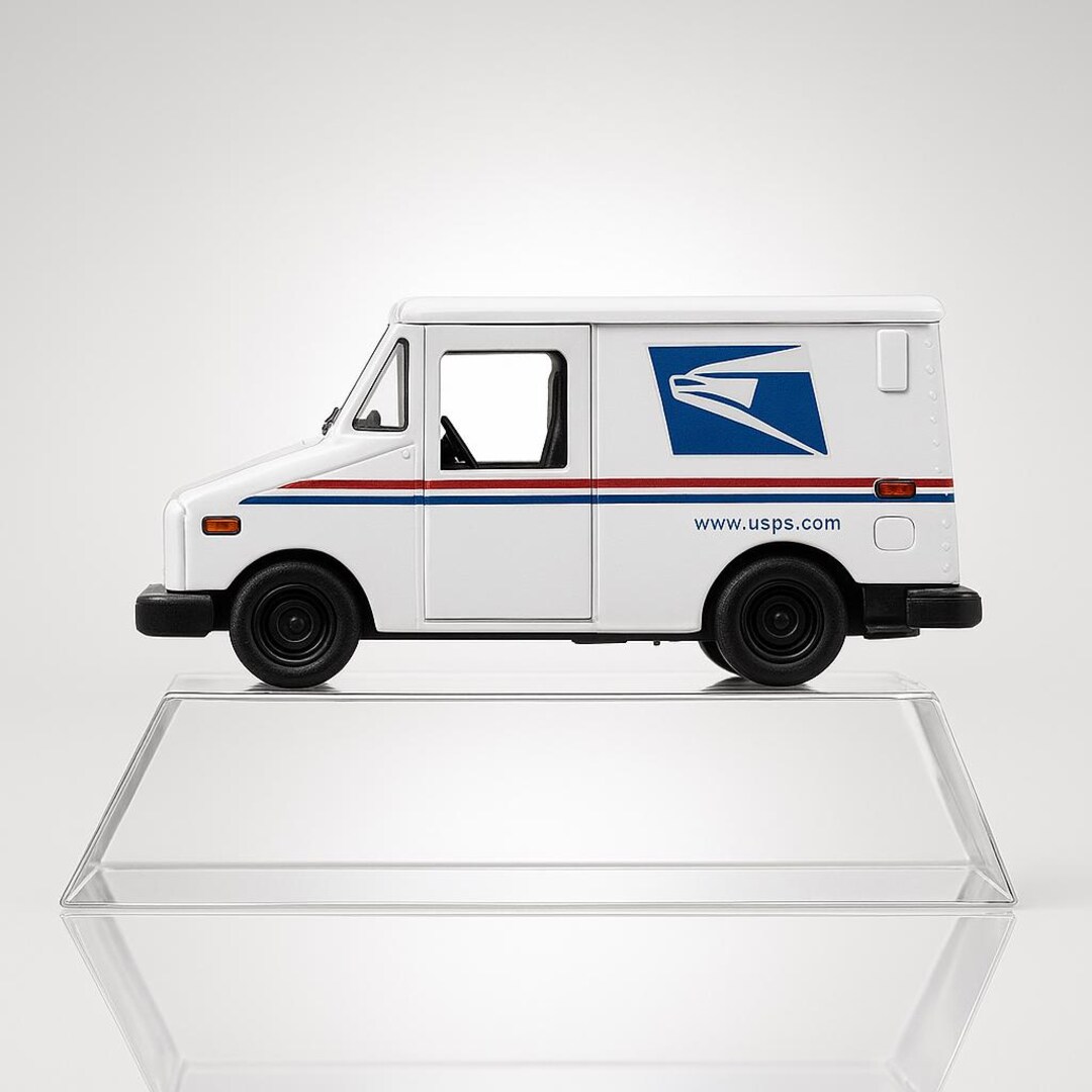 2PCS- 2. USPS LLV United States Postal Service Mail 1:72 Diecast Model ...