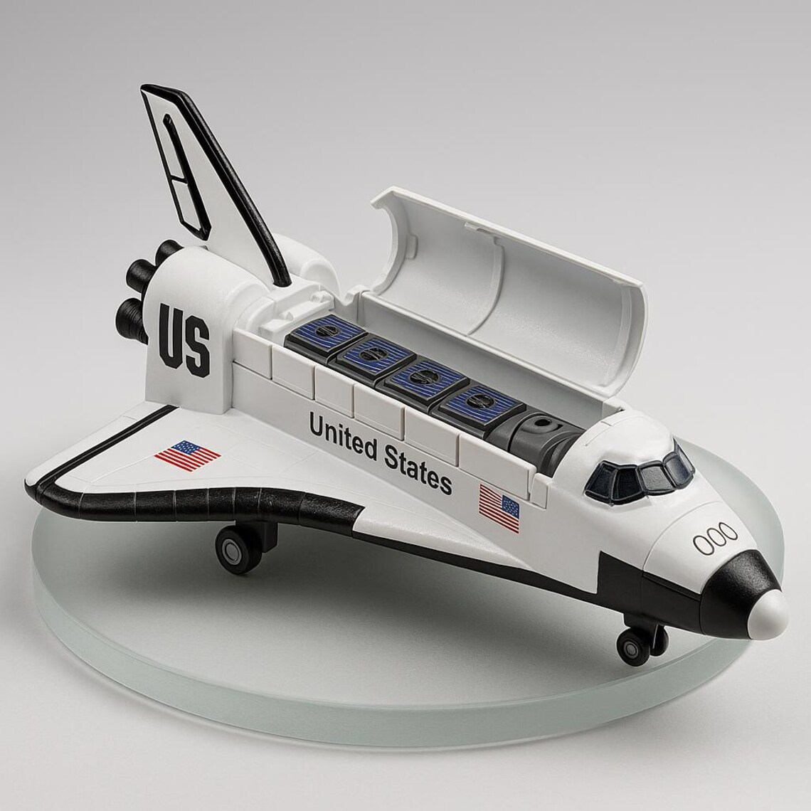 7. Space Shuttle US NASA Replica Diecast Model Toy Pull Action Rocket ...