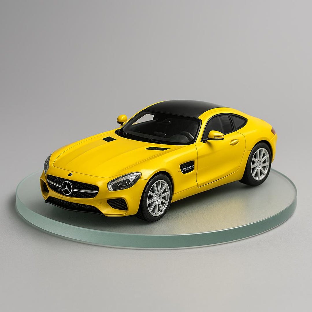 5" Mercedes Benz AMG GT Diecast Model Toy Car 1:36 Yellow - Etsy