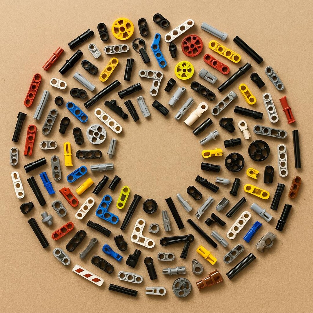 LEGO® Technic Small Parts Lot 210+ Connectors Pins Axles Liftarms - Etsy