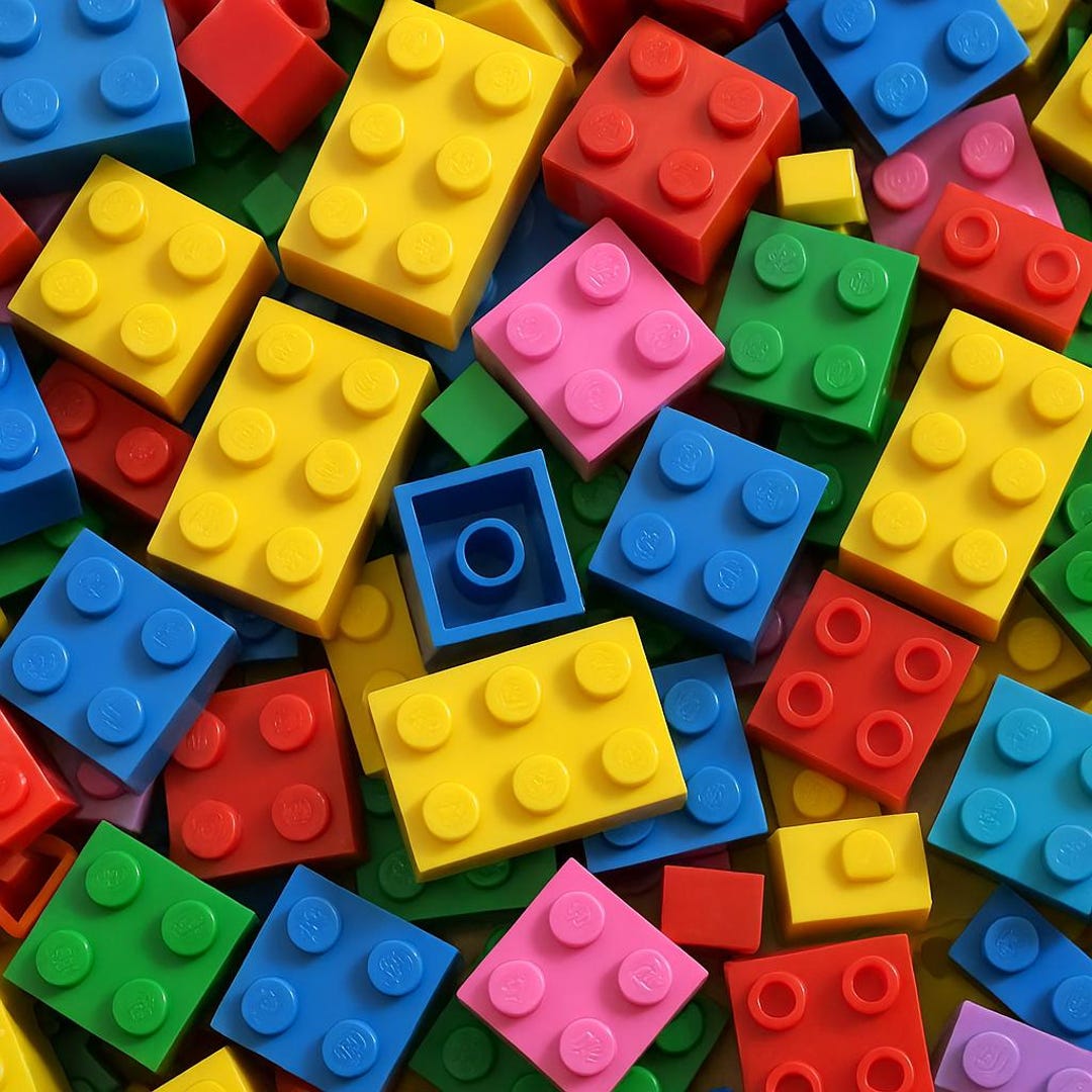 LEGO® Bulk Lot 150 Basic Bricks 1x2 2x2 2x3 2x4 Mixed Colors - Etsy