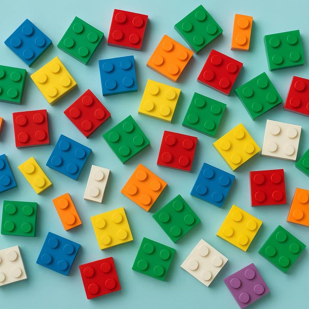 LEGO® Bulk Lot 75 Basic Bricks 1x2 2x2 2x3 2x4 Mixed Colors" - Etsy