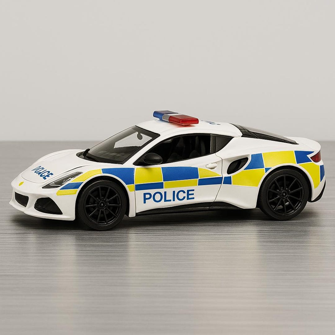 5" Lotus Emira Police Car 1:34 Scale Diecast Model Pull Action Toy - Etsy