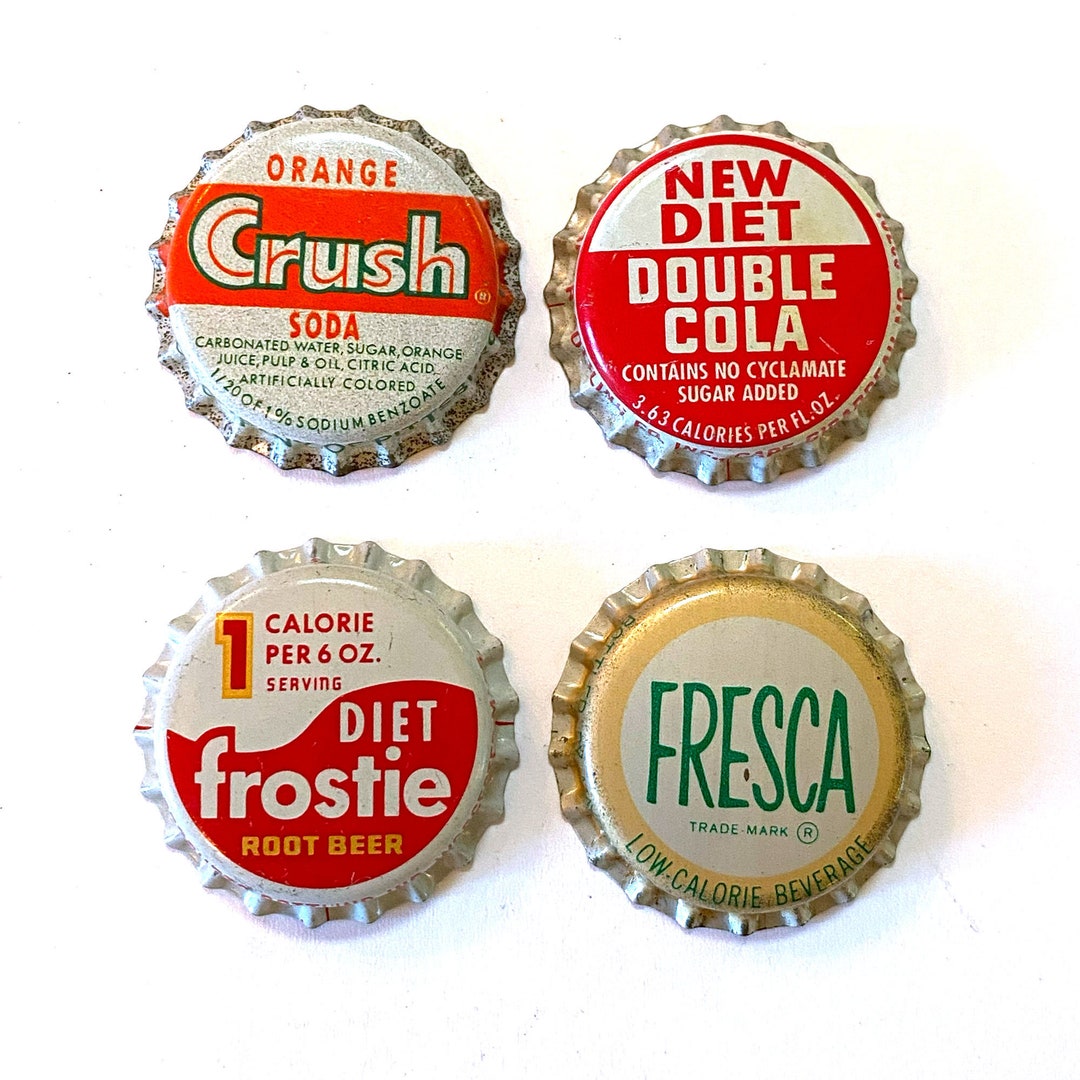 Vintage Soda Bottle Caps 1960's 4 - Etsy