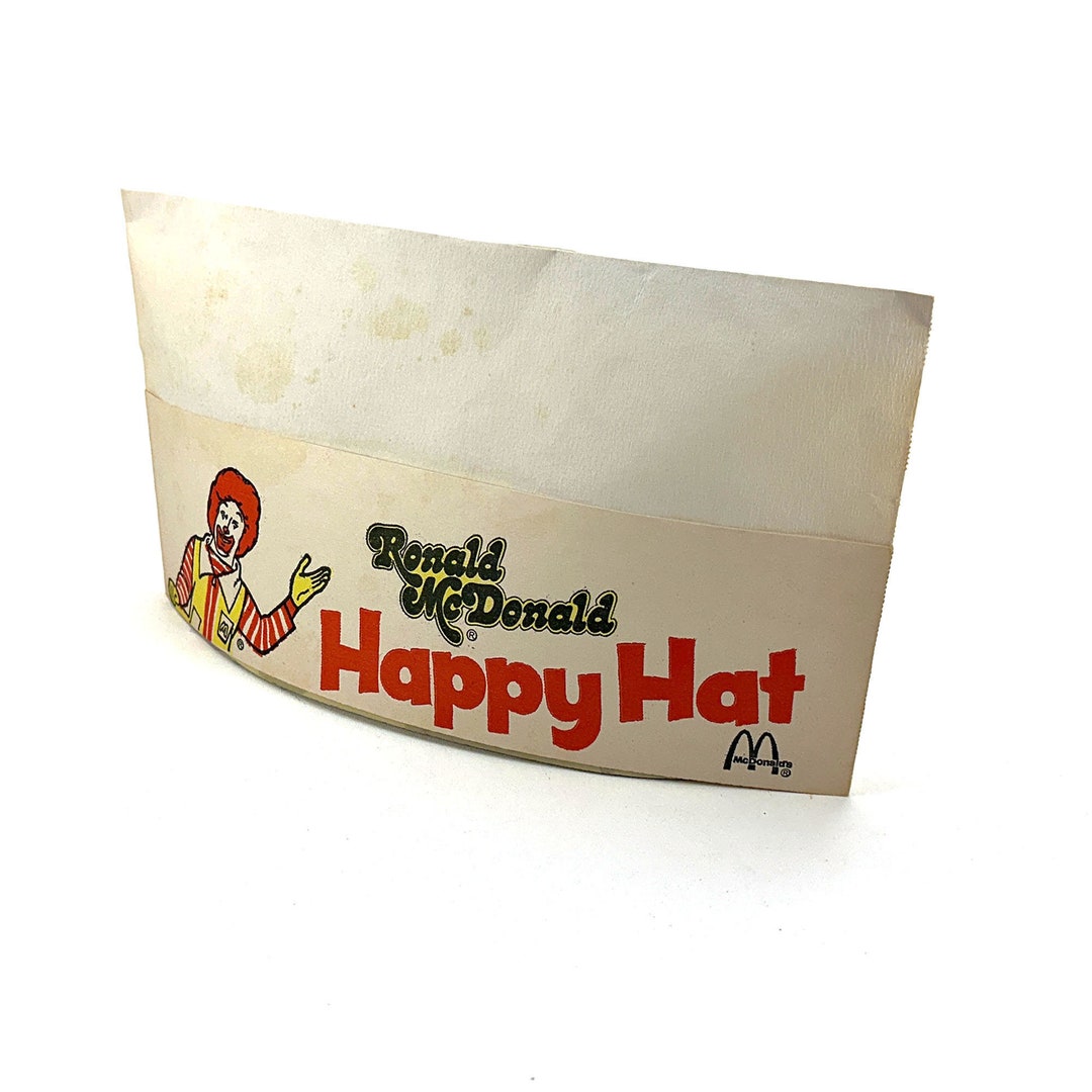 Mcdonald's Ronald Mcdonald Happy Hat - Etsy