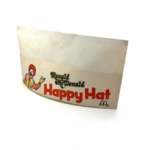 Mcdonald's Ronald Mcdonald Happy Hat - Etsy