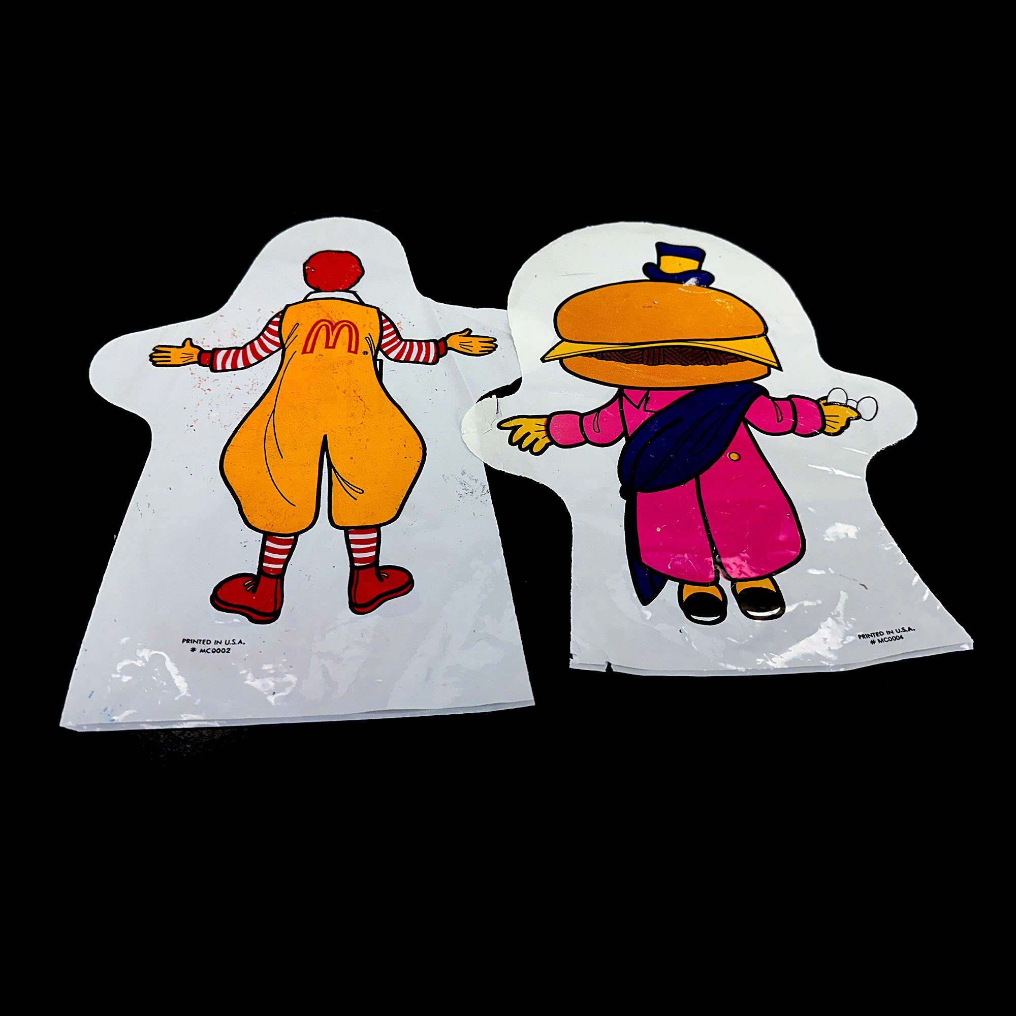 Mcdonald's Hand Puppets Set of 4 1976 - Etsy