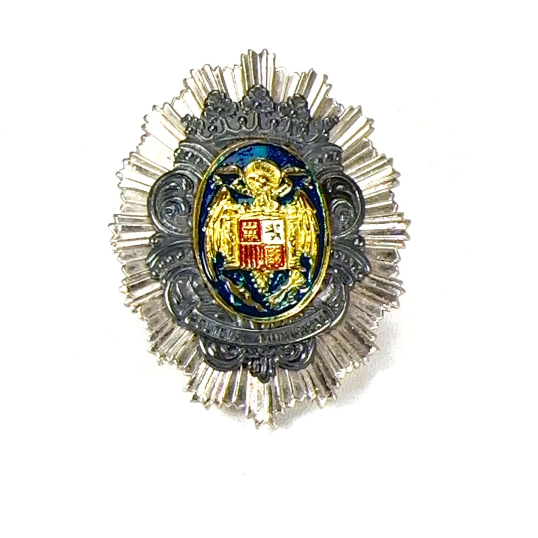 Policia Municipal Police Badge Spain Francoist Era 1939 T0 1975 Metal ...