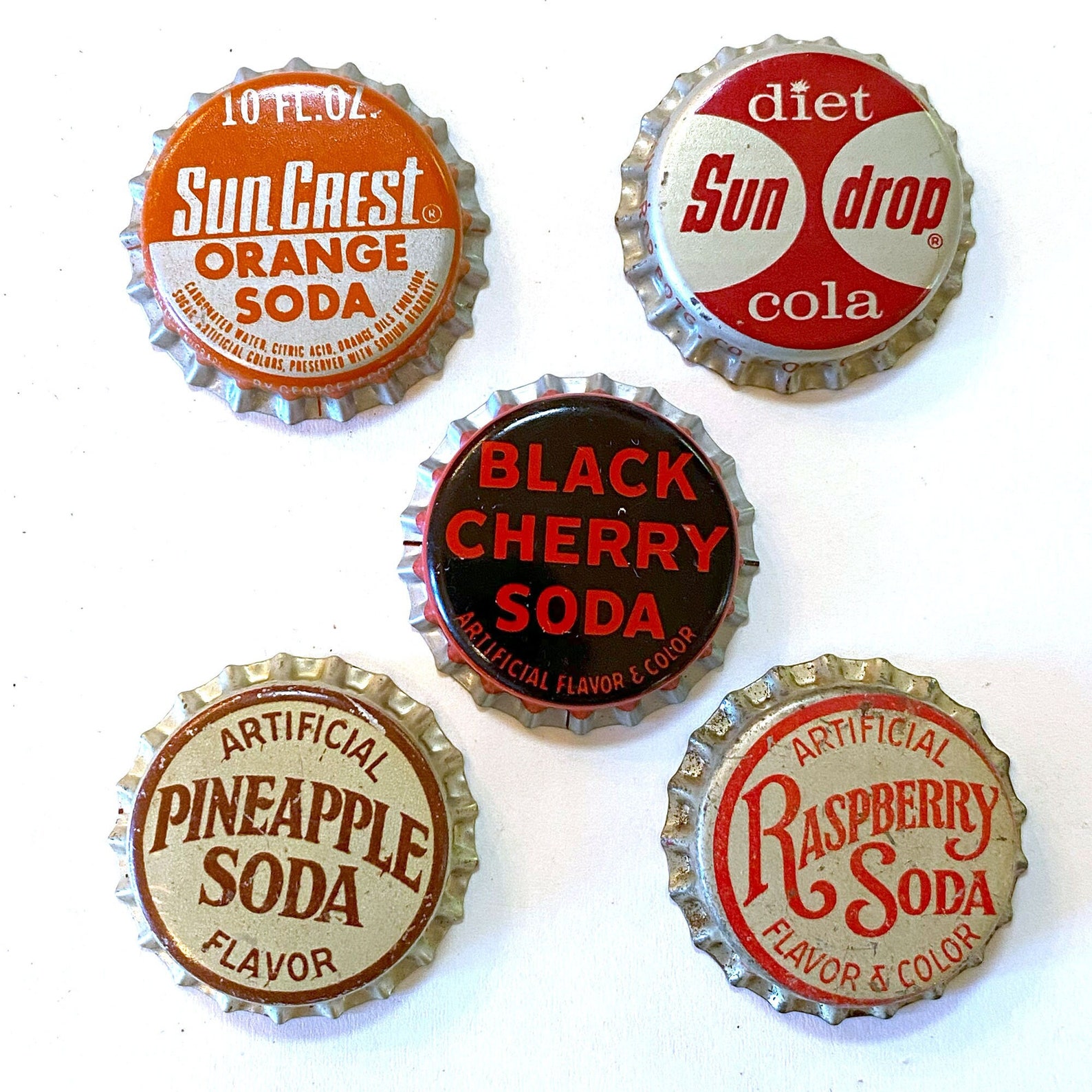 Vintage 1950's Soda Bottle Tops 5 - Etsy