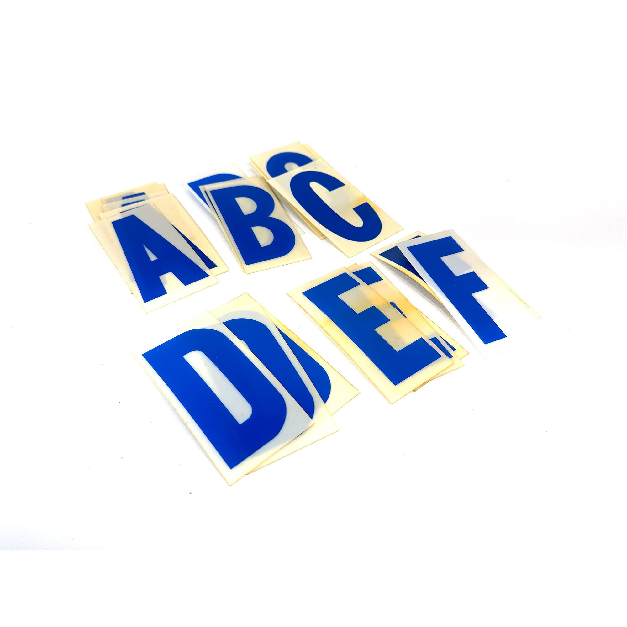 Vintage 4" Plastic Sign Letters, Numbers and Symbols 104 Blue - Etsy