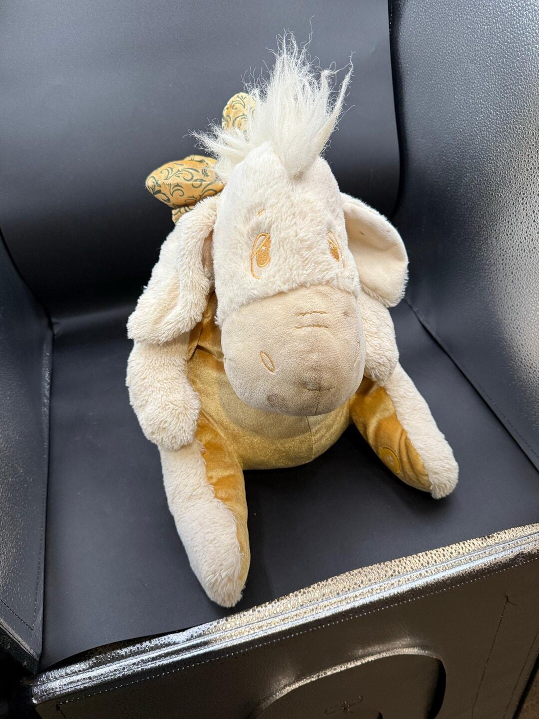 Limited Edition Disney Store Eeyore Plush – White, Cream & Gold – 18 ...