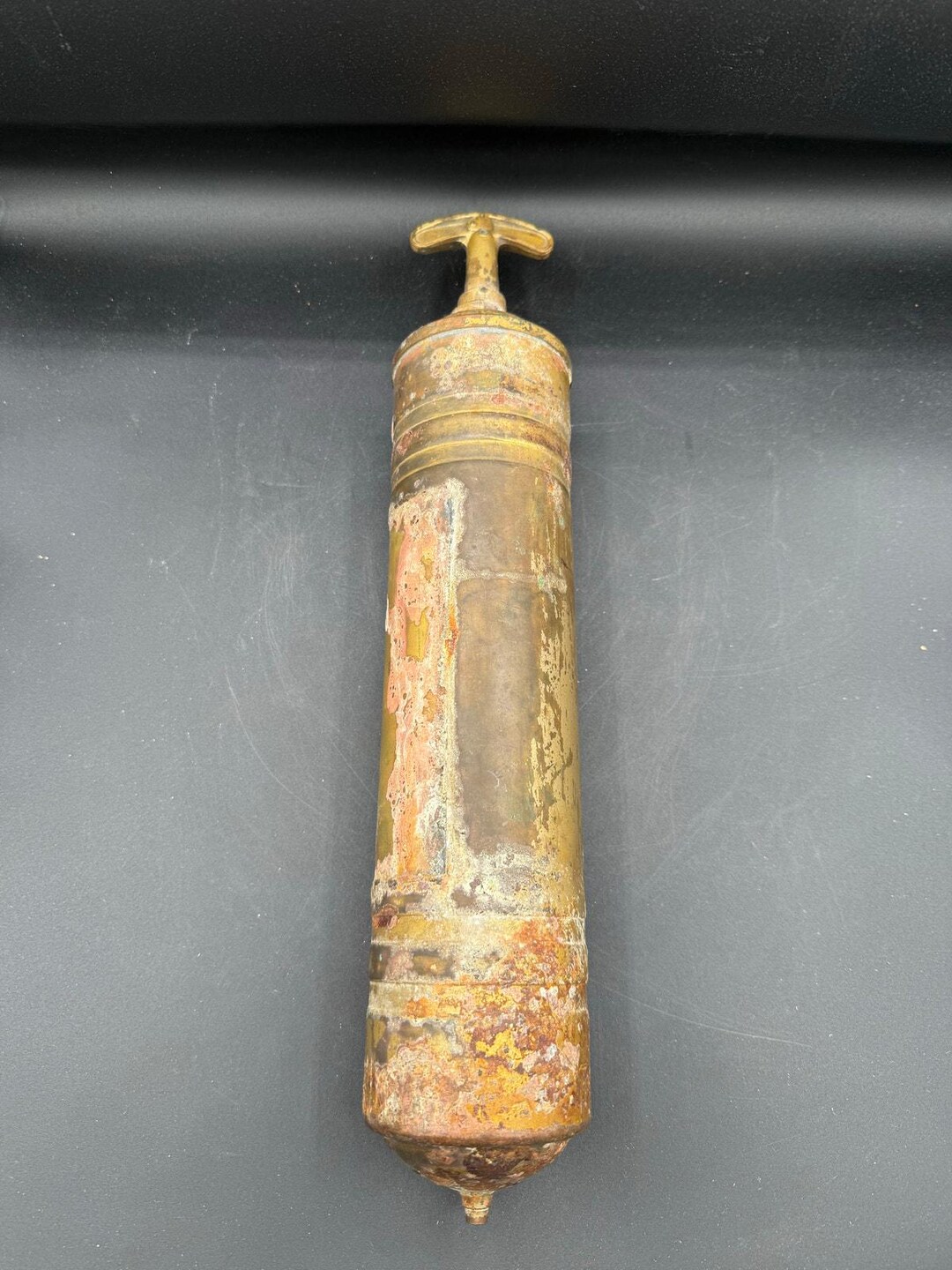 Antique PYRENE Brass Copper Hand Pump Fire Extinguisher (empty) - Etsy