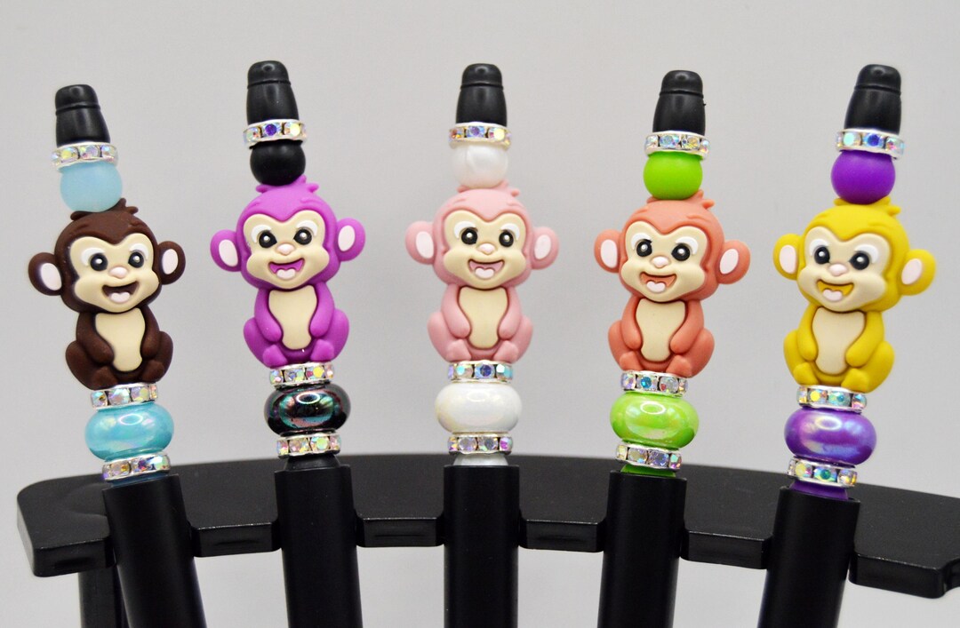 Little Monkey Pens With Lots of Bling! - Etsy