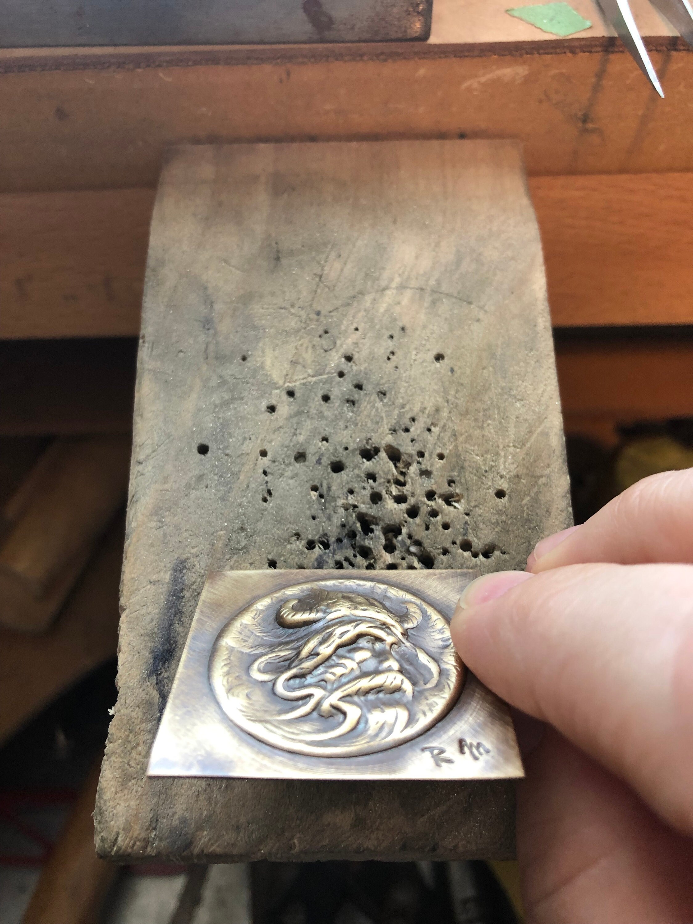 Pressed Metal Viking Impression for Jewelry Making - Etsy