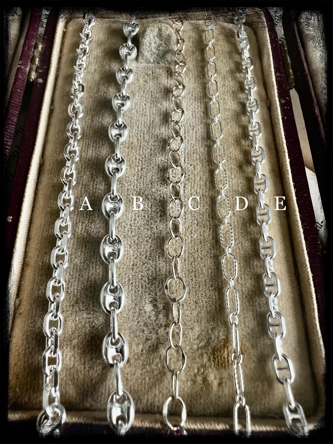 Custom Design Sterling Silver Chain and Clasp-charm Necklace ...