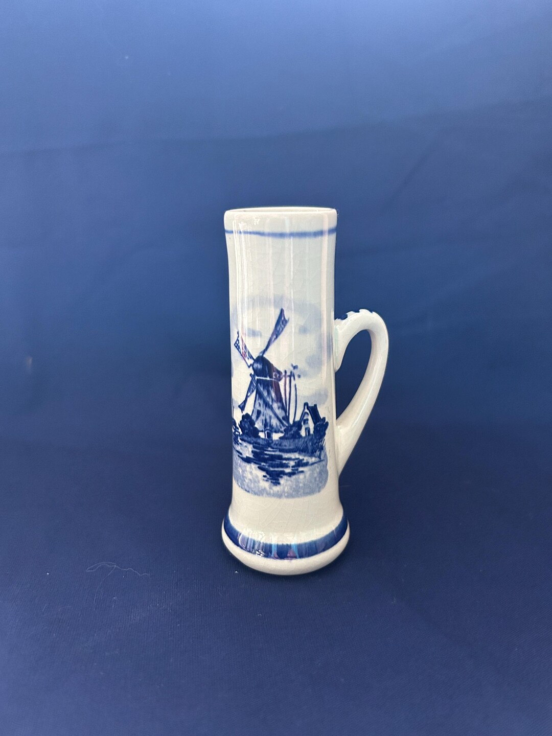 Vintage Delft Blue Miniature Stein - Etsy