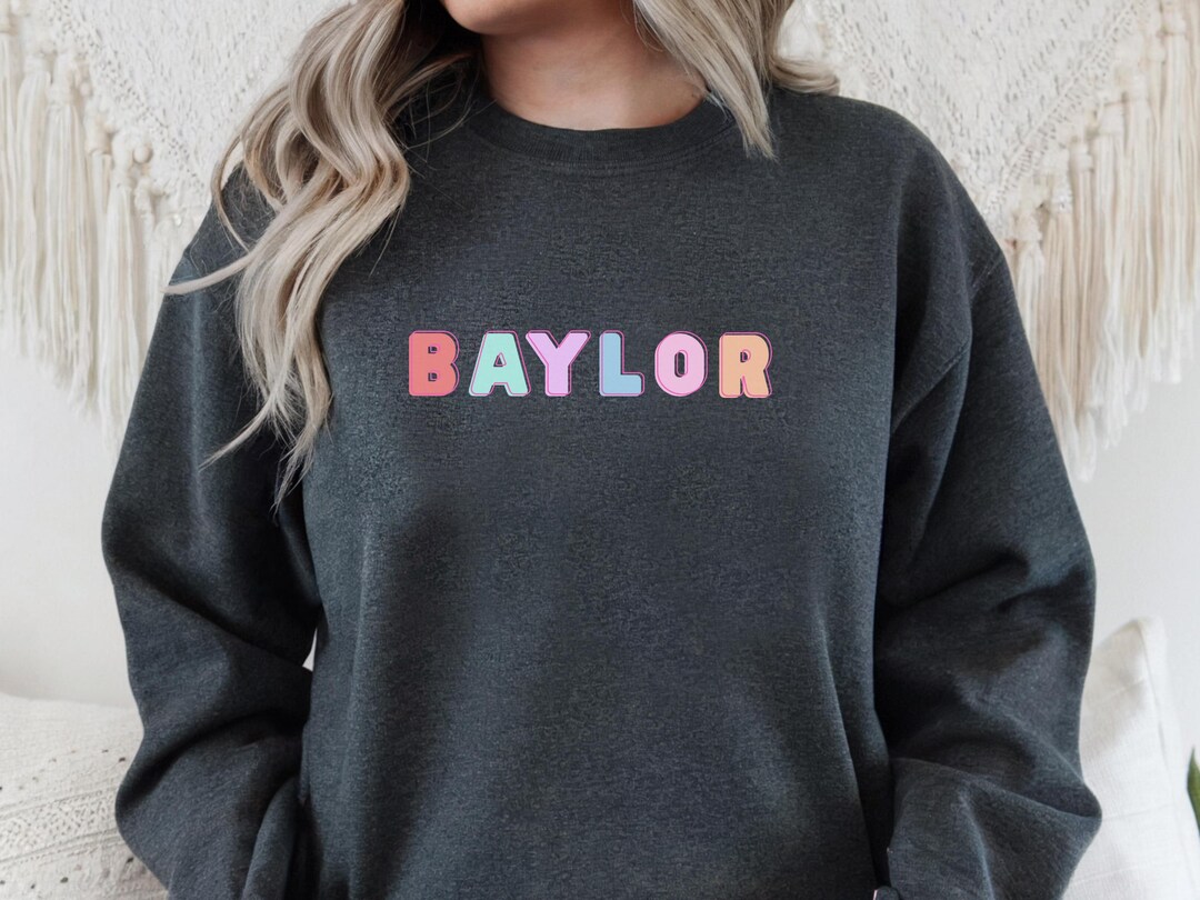 Baylor University Bubble Letter Sweatshirt | Baylor Bears Game Day Wear ...