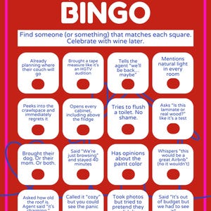 Open House Bingo: Printable Game Cards for Real Estate Agents (client ...