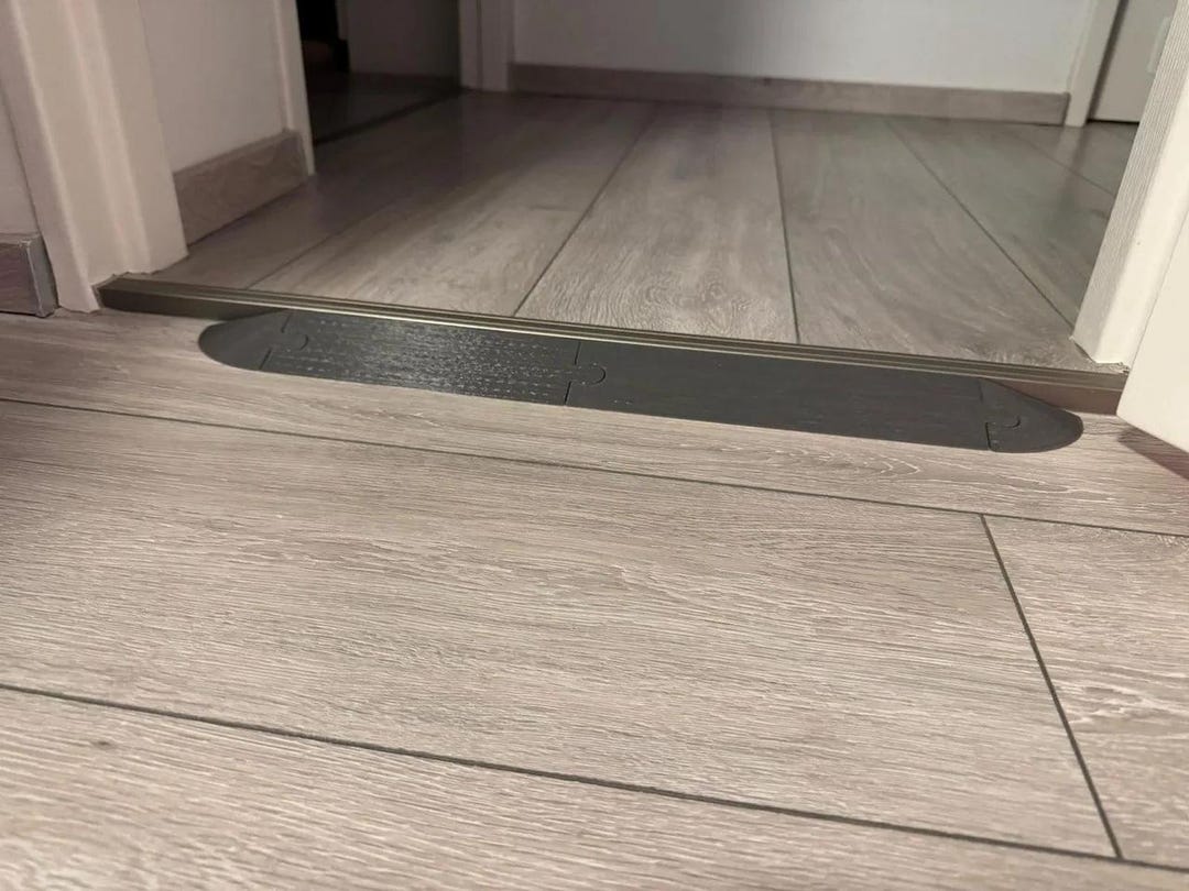 Robot Vacuum Door Ramps for Thresholds | Snap-together Anti-stuck Ramp | Roomba Roborock Dreame ...