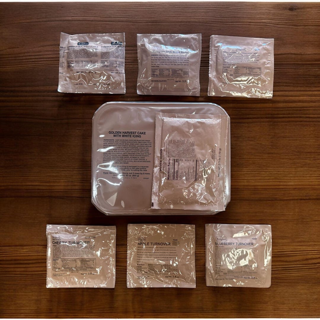 Camping Dessert Kit, Survival Sweet Pack, Shelf Stable Cakes & Cookies ...