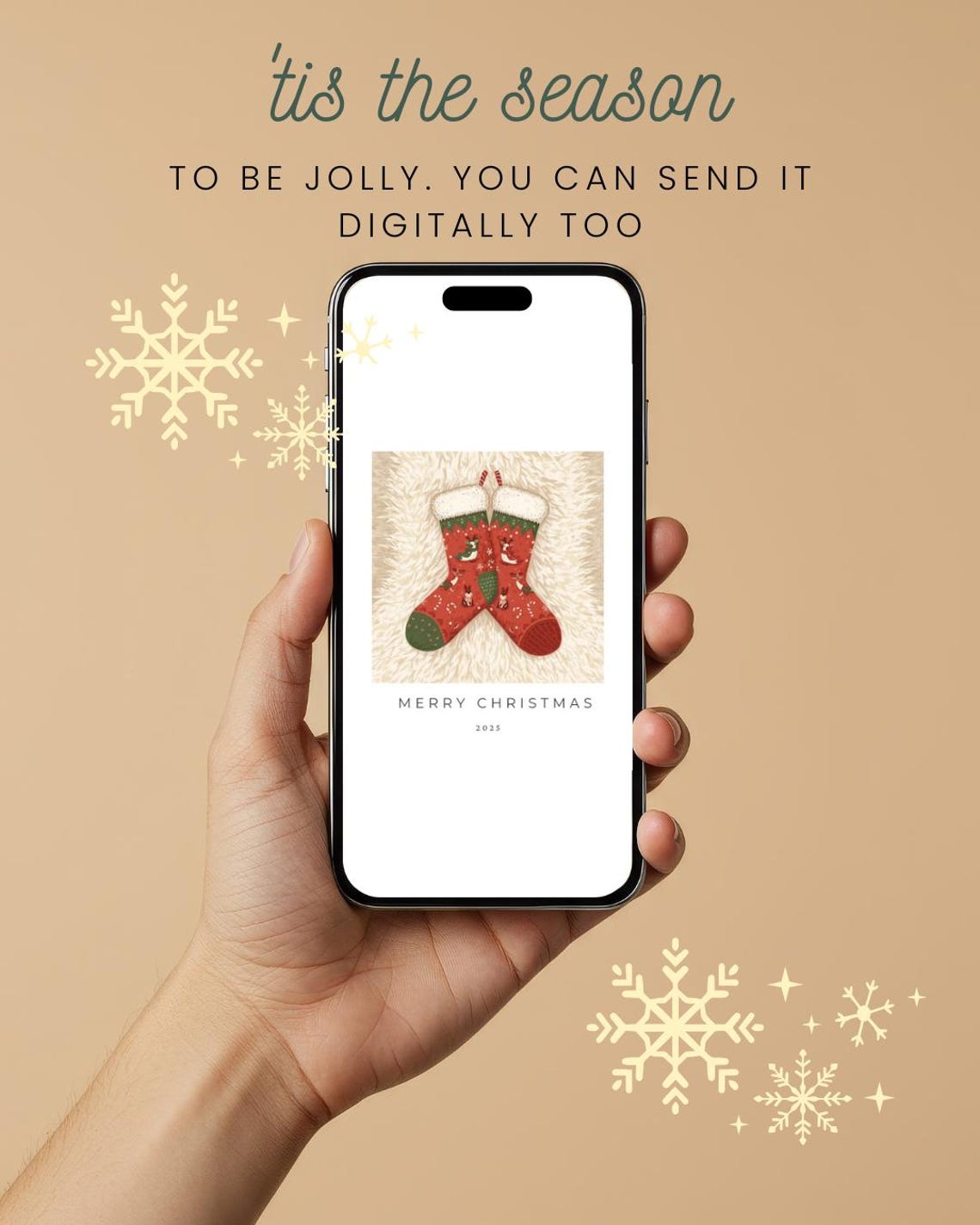Christmas Stockings - Christmas Card Printable – Husband Christmas Card ...