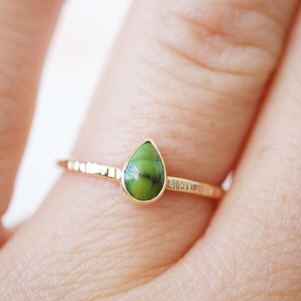 Turquoise Ring Gold - Etsy