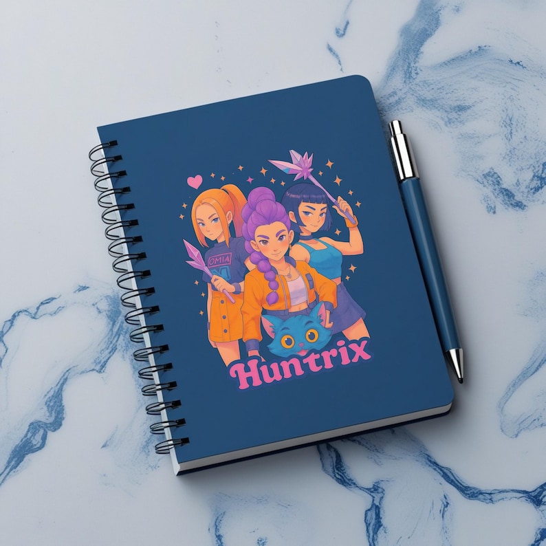 Huntrix Anime Girls Team | Digital Download PNG & JPG | Cartoon ...