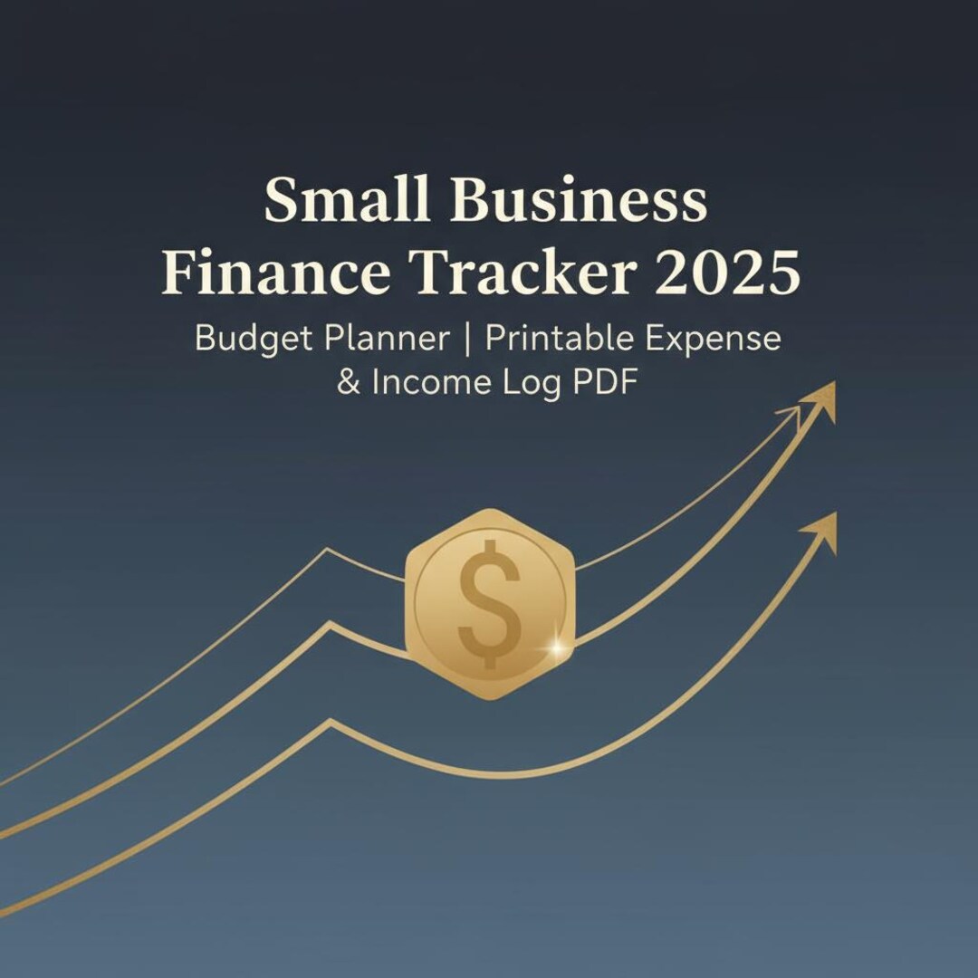 Small Business Finance Tracker 2025 | Budget Planner | Printable ...