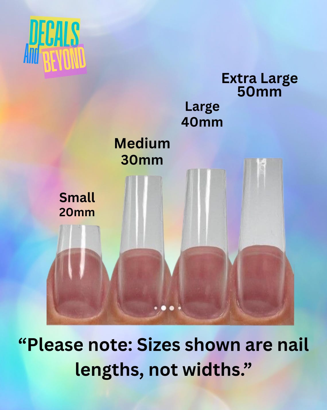 Black and White Scream Halloween Water Slide Nail Decals 20-50 Mm - Etsy