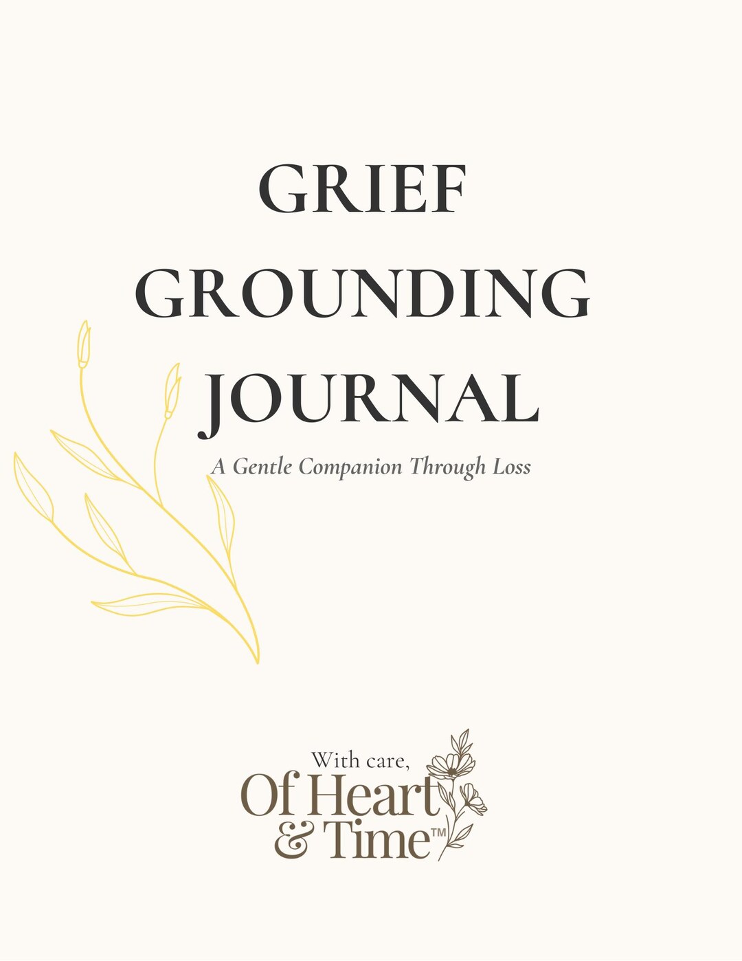 Printable Grief Journal | 16 Guided Prompts for Healing, Memory ...
