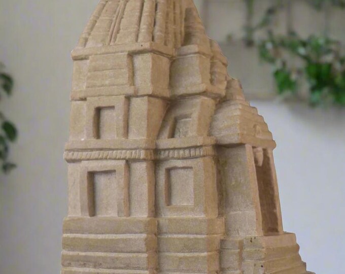 Miniature Sandstone Hindu Temple Replica: Indian Architecture Décor - Etsy