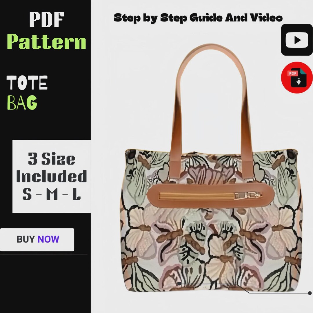 Bag Sewing PDF Pattern Bundle | 4 Main Patterns + 380 Bonus (digital ...