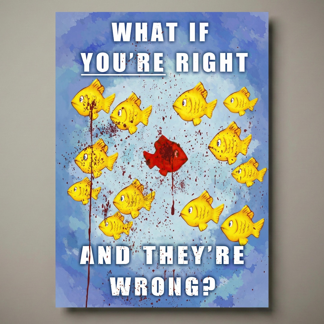 Fargo Fish Poster, Lester Nygaard Quote Art Print - Etsy