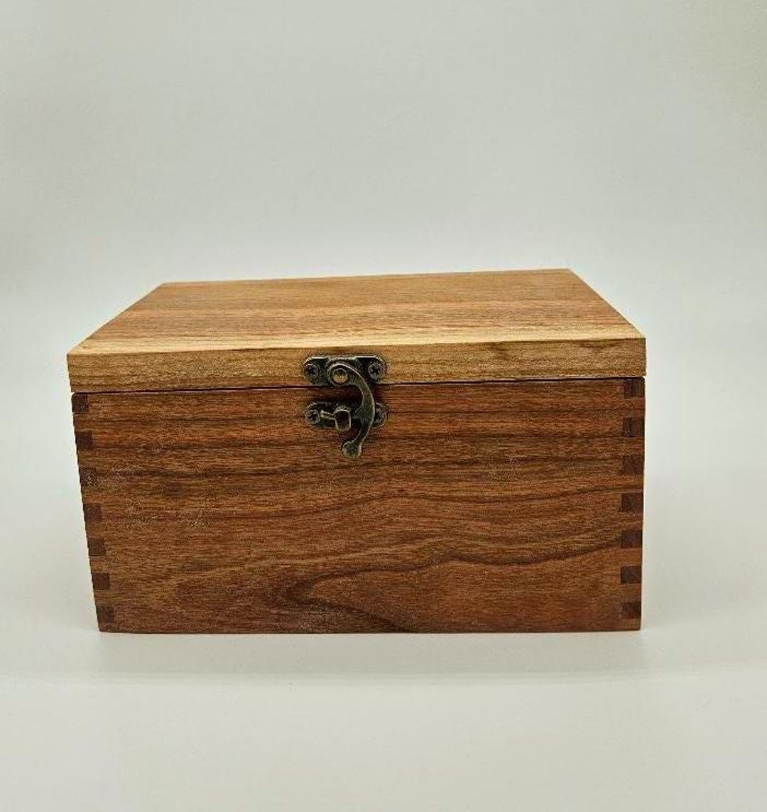 Hand Crafted Solid Cherry Wood Box - Etsy