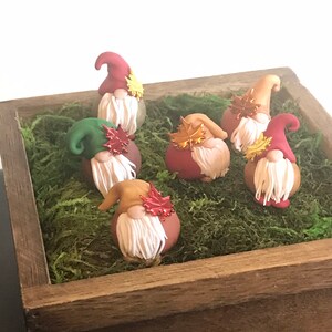 Fall Polymer Clay Leaf Gnome - Etsy