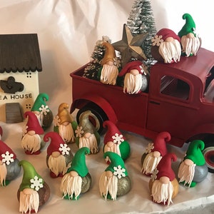One Snowflake Christmas Gnome , One Polymer Clay Gnome Creations, Gnome ...