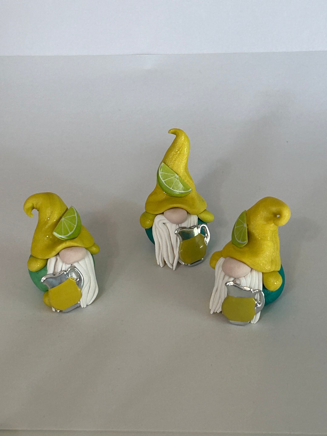 Summer Lemonade Gnome, Polymer Clay Gnome - Etsy