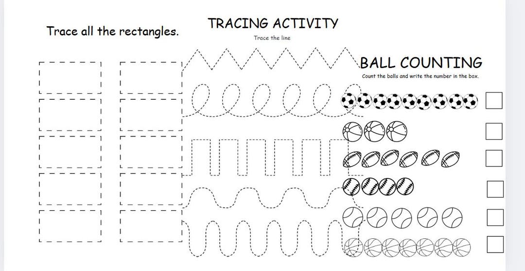 Printable Activity Worksheets: ABC Tracing, Coloring, Shapes (72 Pages ...