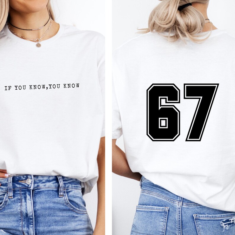 67 Meme Shirt, Varsity Font Comfort Colors Tee, Gen Z Humor - Etsy