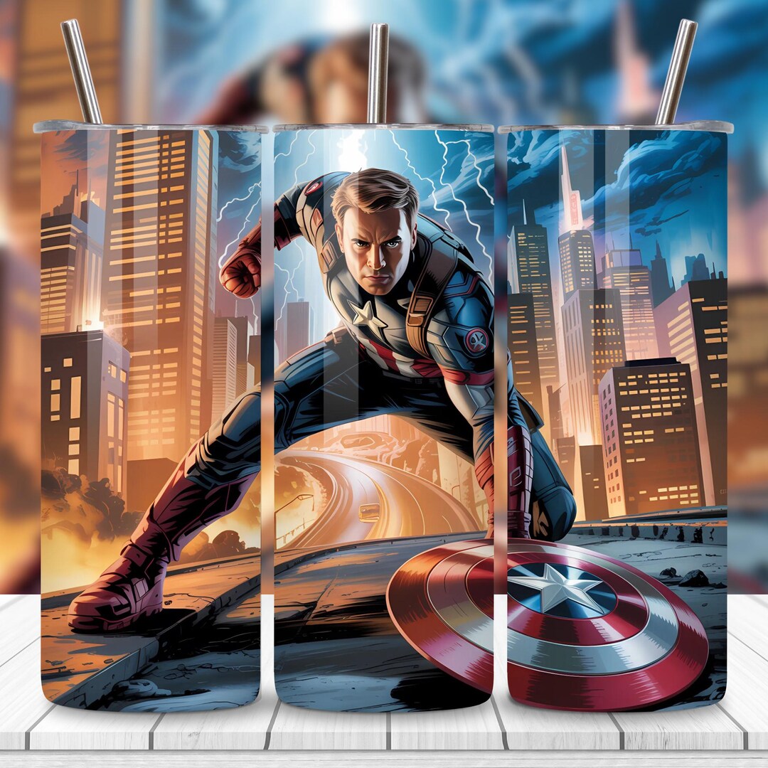 Marvel Avengers Heroes Sublimation Tumbler Wrap 20oz PNG | Superhero ...