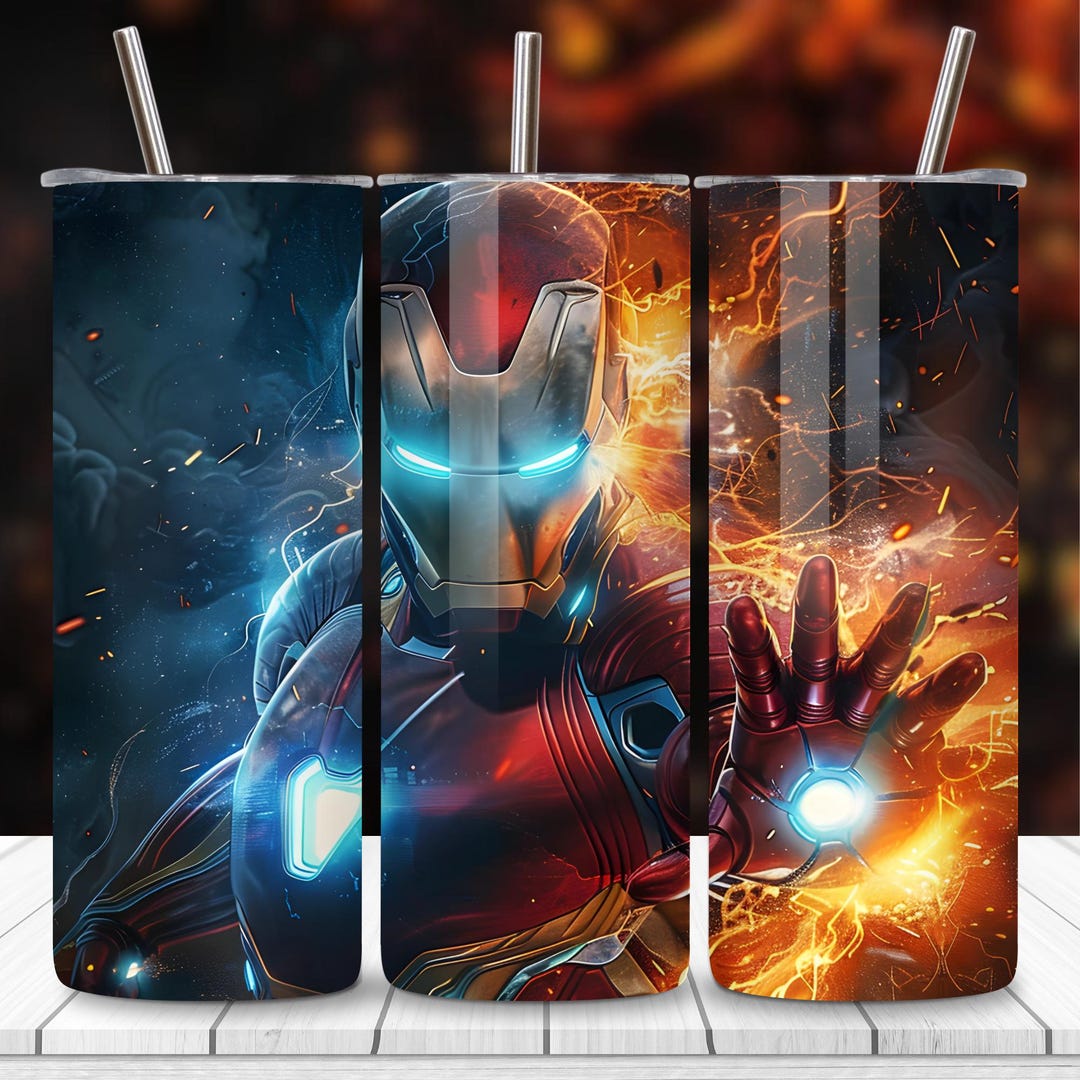 Red Superhero Tumbler Wrap PNG | 20oz Skinny Sublimation Wrap Design ...