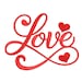 Love Infinity Script – Valentine’s Day Machine Embroidery - Etsy