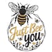 Just Bee You – Motivational Bee Embroidery Design - Etsy